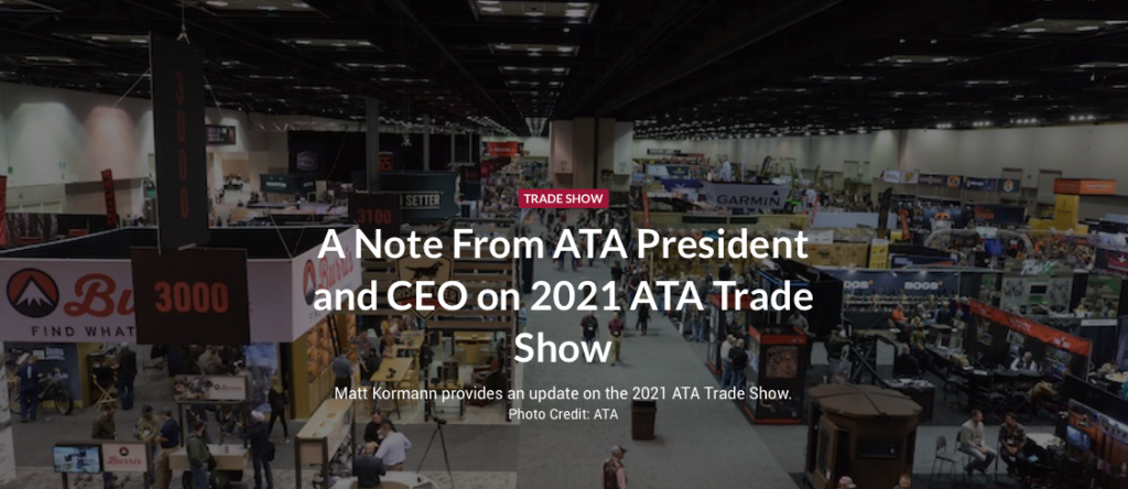 ATA Trade Show Canceled for 2021, New Events Coming