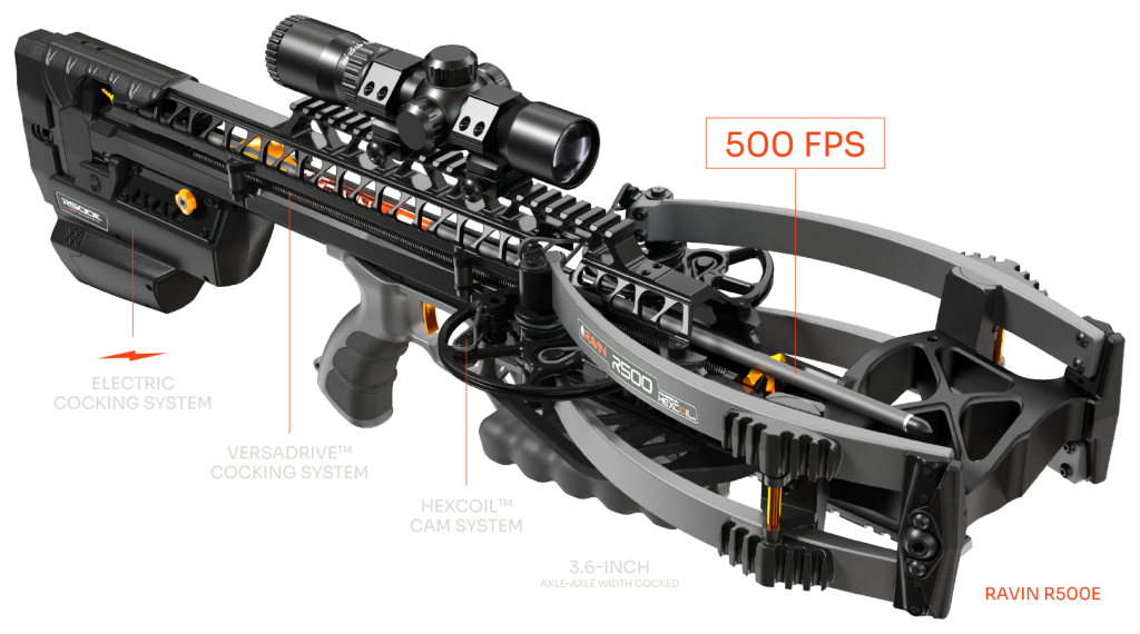 RAVIN R500E CROSSBOW - 500FPS New for 2021