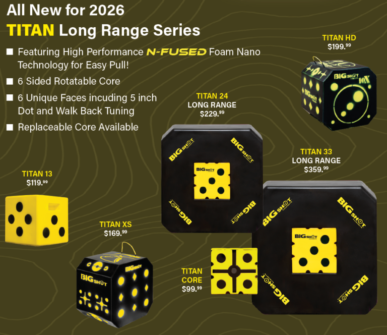 The BIGshot Targets All New 2026 TITAN Long Range Series