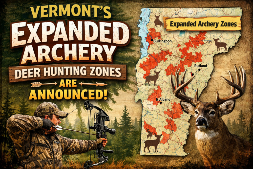 Vermont's Expanded Archery Deer Hunting Zones are Announced